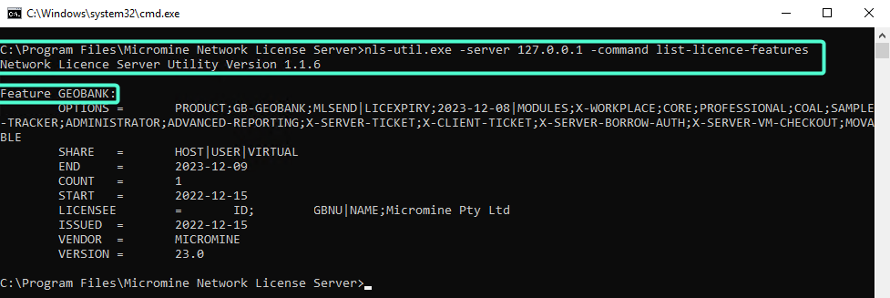 How to transfer a network licence (network node-lock) – Geobank Quick ...
