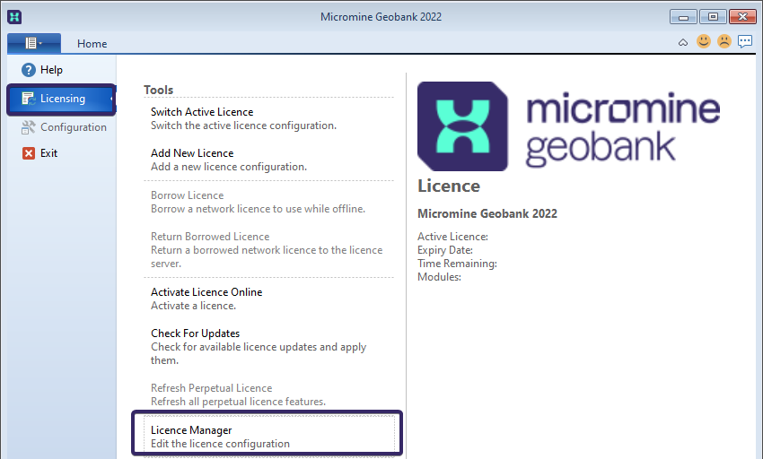 How to transfer a local licence (local node-locked) – Geobank Quick ...