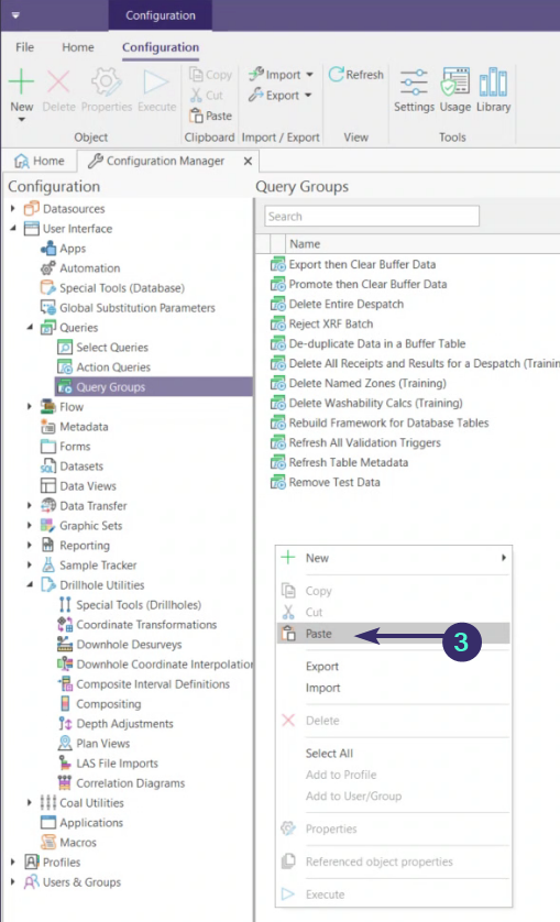 How To Copy Custom User Objects In Micromine Geobank Micromine Geobank