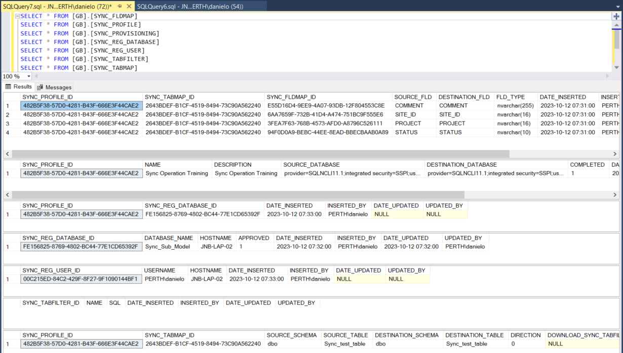 How to manually clear synchronized operations in Geobank – Micromine Geobank