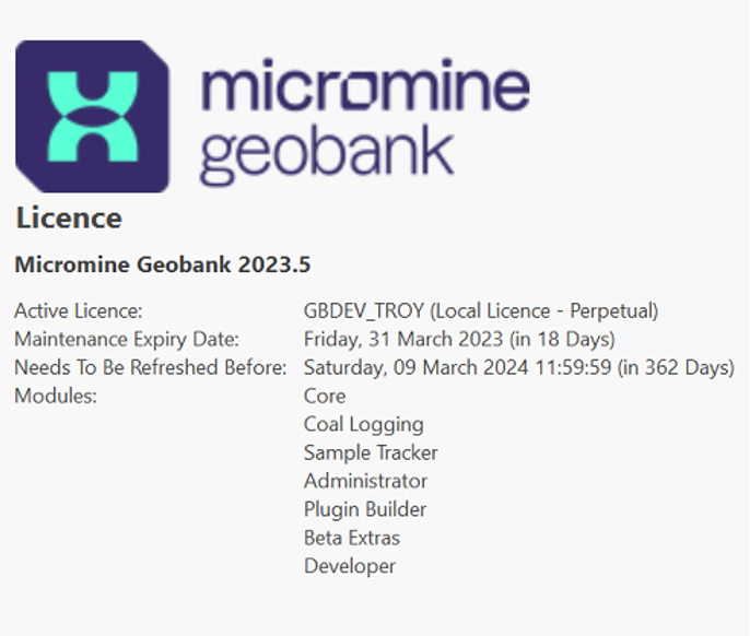 Compilation of All changes in Geobank from 2020 to 2024 – Micromine Geobank