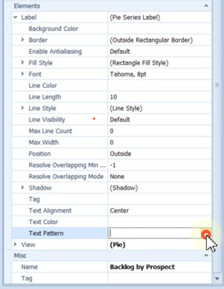 How to Customise Advanced Reports Pie Charts to Show Colours and Values Instead of Percentages ...