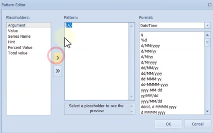 How To Customise Advanced Reports Pie Charts To Show Colours And Values Instead Of Percentages