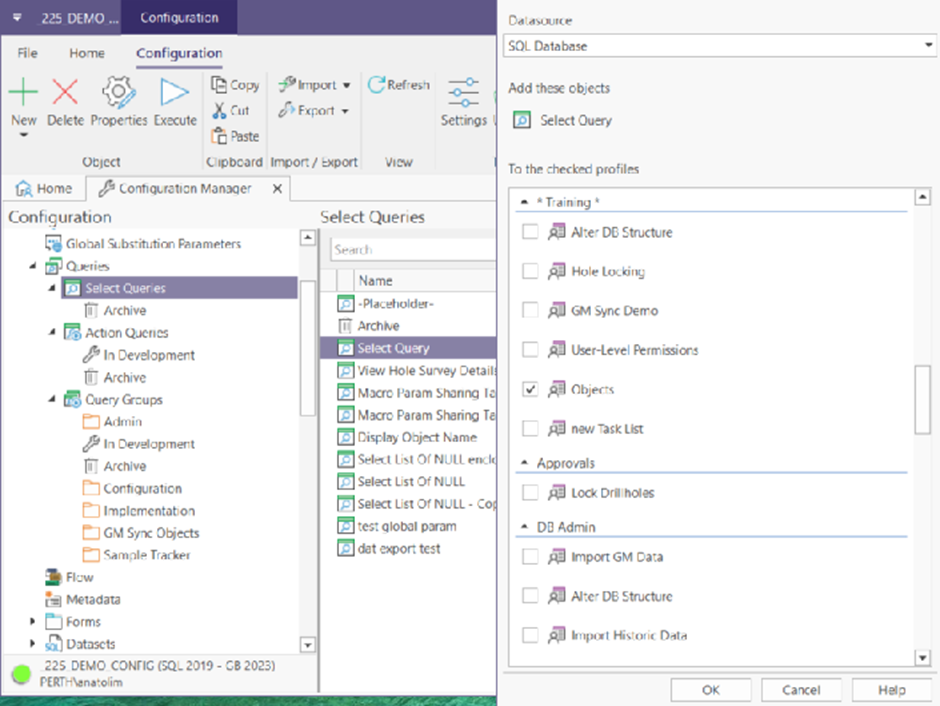 How To Manage References After Importing Objects In Geobank Micromine