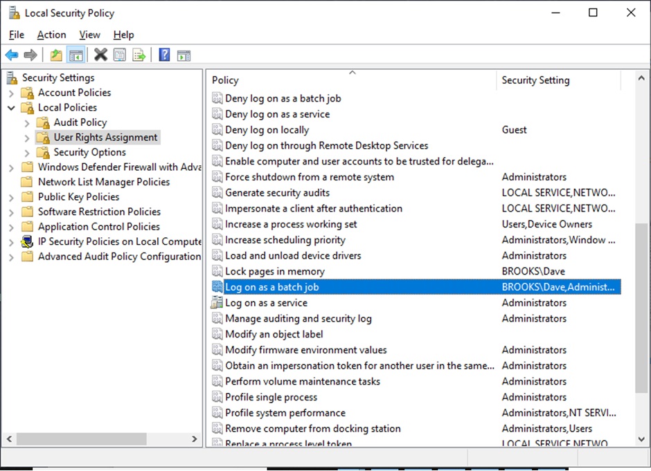 Credentials Required For Automating Tasks Within Geobank Using Job Scheduler Micromine Geobank
