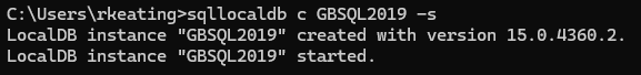 Error: Failed to connect to server (LocalDB)\GBSQL2019 – Geobank Quick Articles