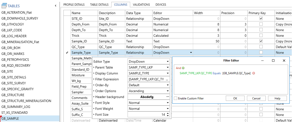 The replication feature does not work for some types of data in "Relationship" conditions ...