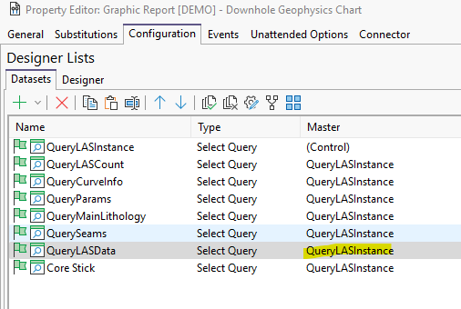 Graphic Reports: Chart Configuration – Micromine Geobank